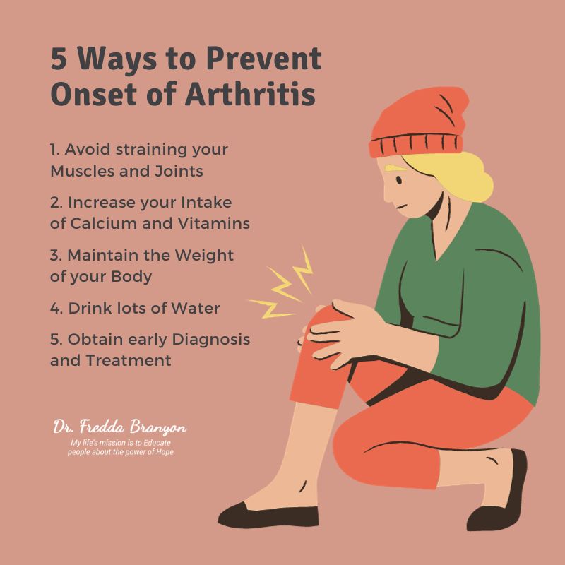 5 Ways to Prevent Onset of Arthritis