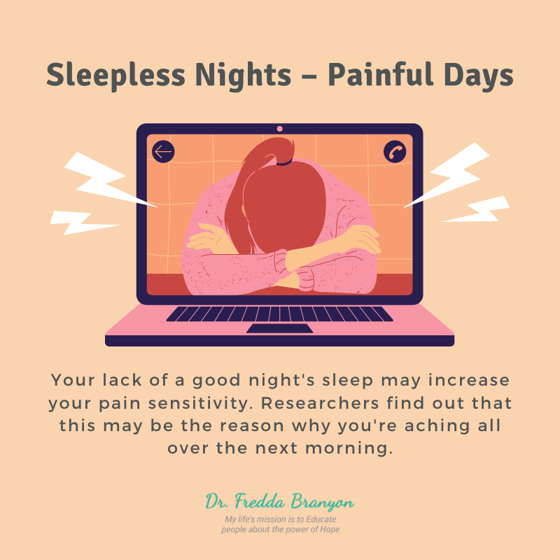 Sleepless Nights - Painful Days | Dr. Fredda Branyon