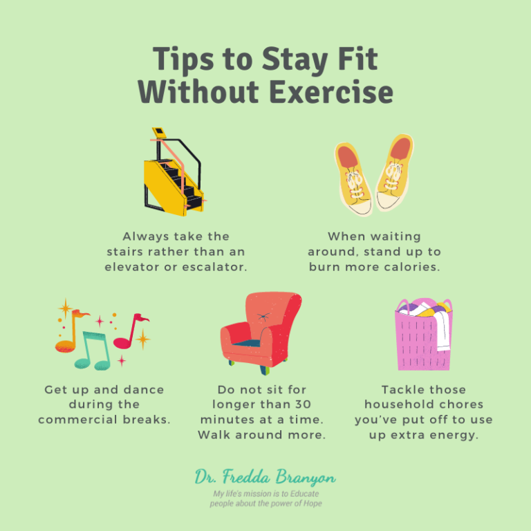 Stay Fit Without Exercise | Dr. Fredda Branyon