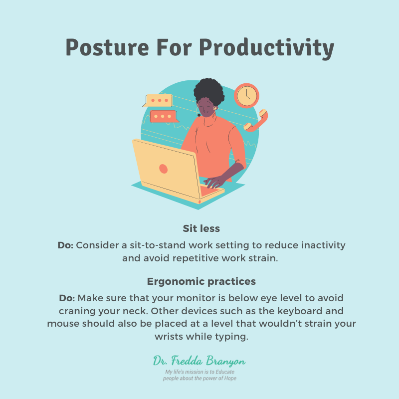 Posture and Productivity: Is There a Connection? | Dr. Fredda Branyon